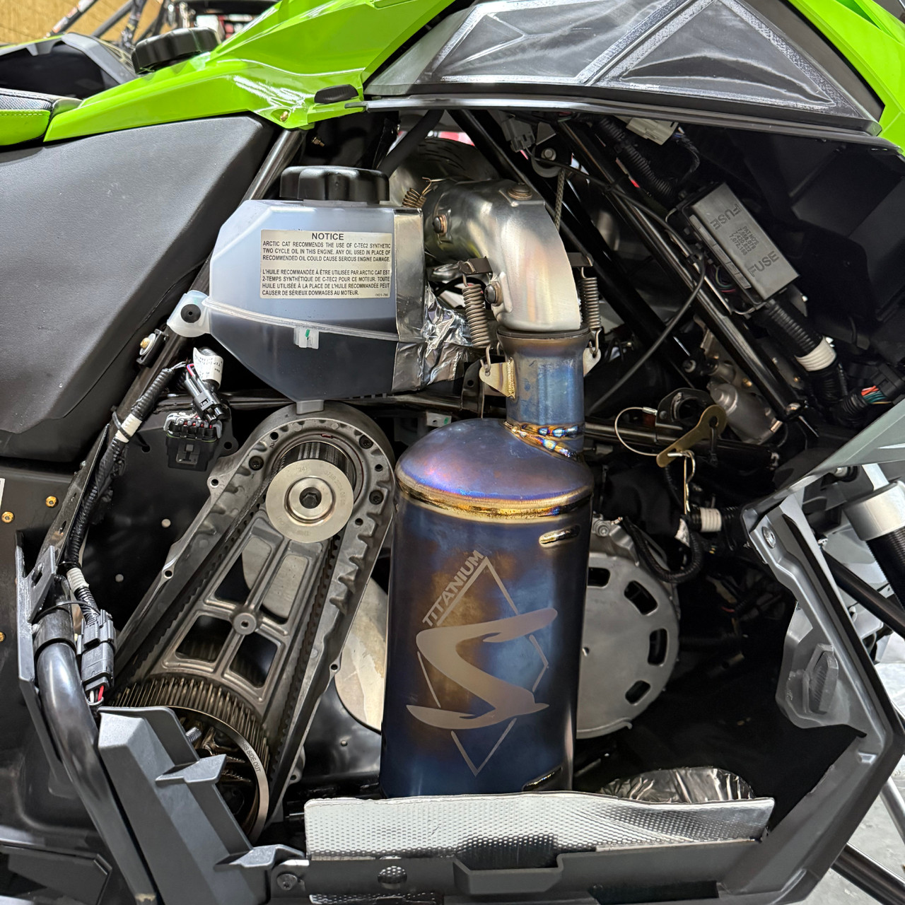 Arctic Cat 858 Diamond S Titanium Muffler – Seinen Racing Products Inc.